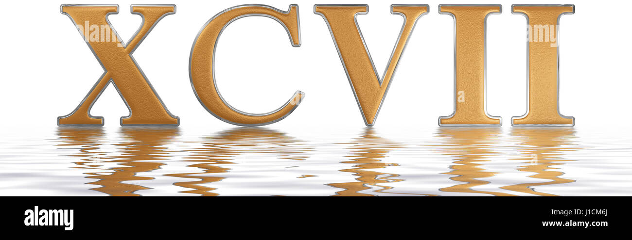 Roman numeral xcvii et nonaginta hi-res stock photography and images ...