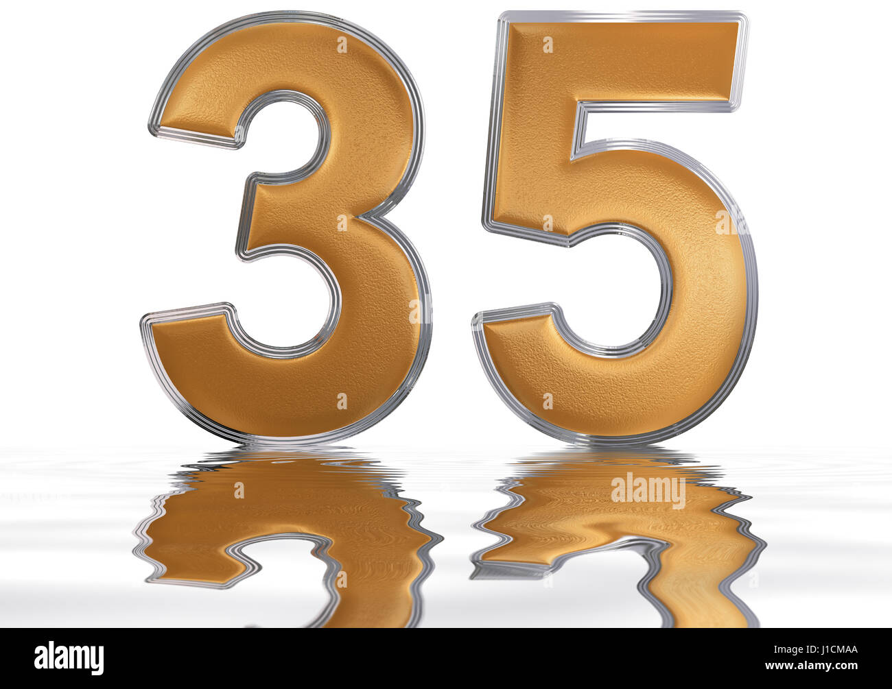 Numeral 35 thirty five reflected hi-res stock photography and images ... Numeral 35 thirty five reflected hi-res stock photography and images ...