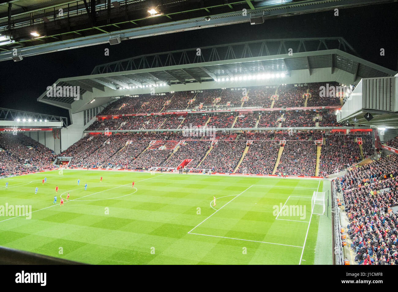 Anfield Stadium Night High Resolution Stock Photography and Images - Alamy