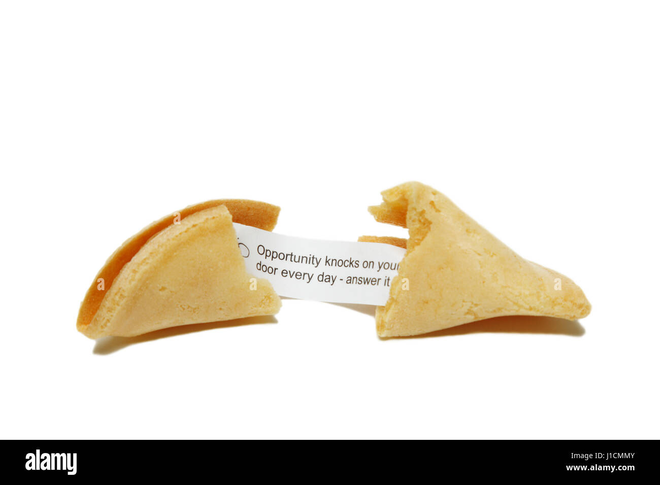 A shot of fortune cookie showing a message Stock Photo - Alamy