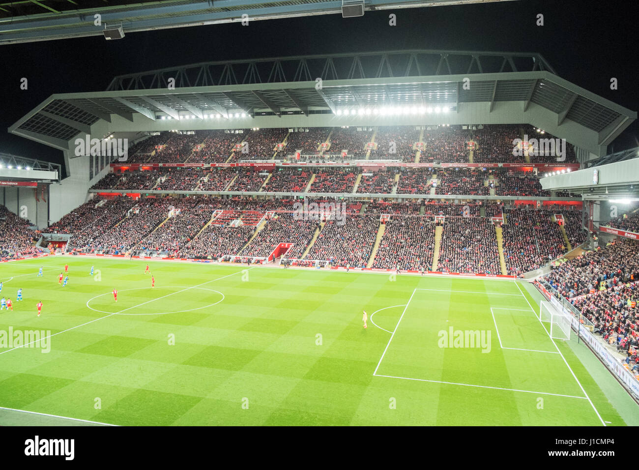 Anfield stadium night hi-res stock photography and images - Alamy