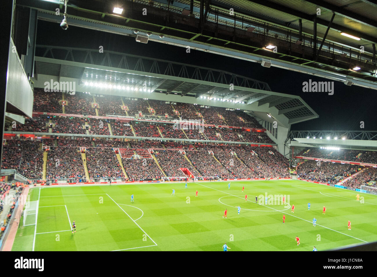 Anfield Stadium Night High Resolution Stock Photography and Images - Alamy