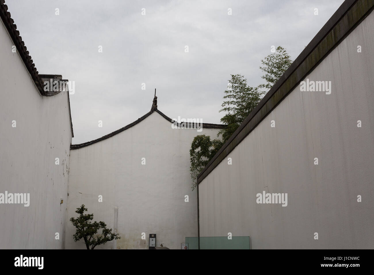 Suzhou,China - on December 23, 2016, building of Suzhou Museum,Designed ...