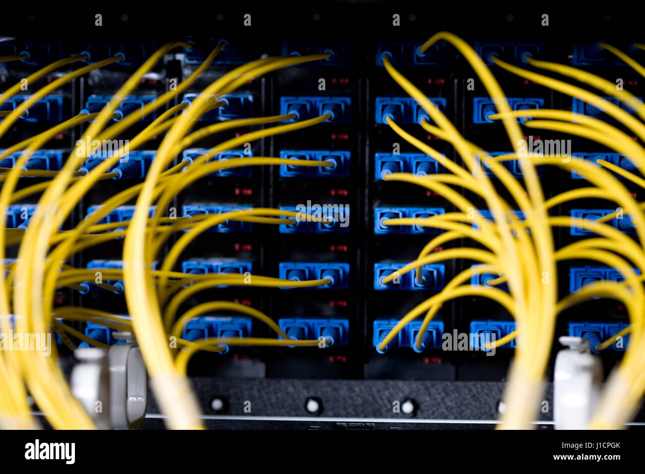 Bunch ethernet cables hi-res stock photography and images - Alamy