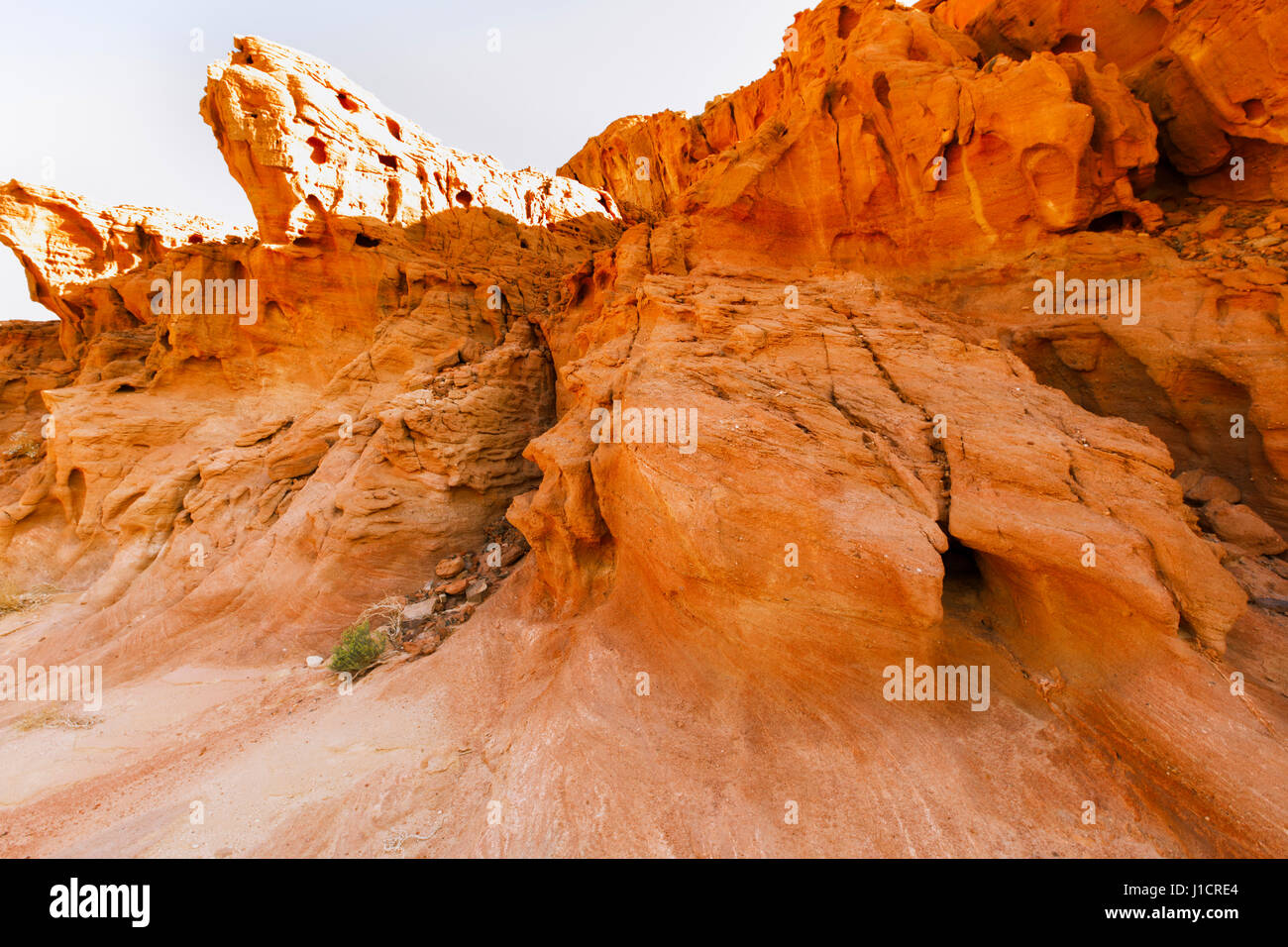 View of Timna Valley in Israeli Negev Desert Stock Photo - Alamy