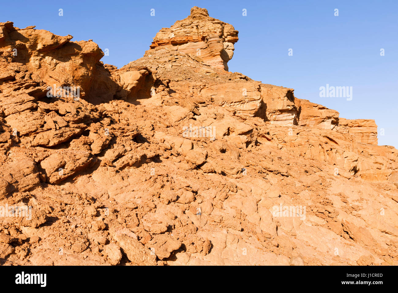 View of Timna Valley in Israeli Negev Desert Stock Photo - Alamy