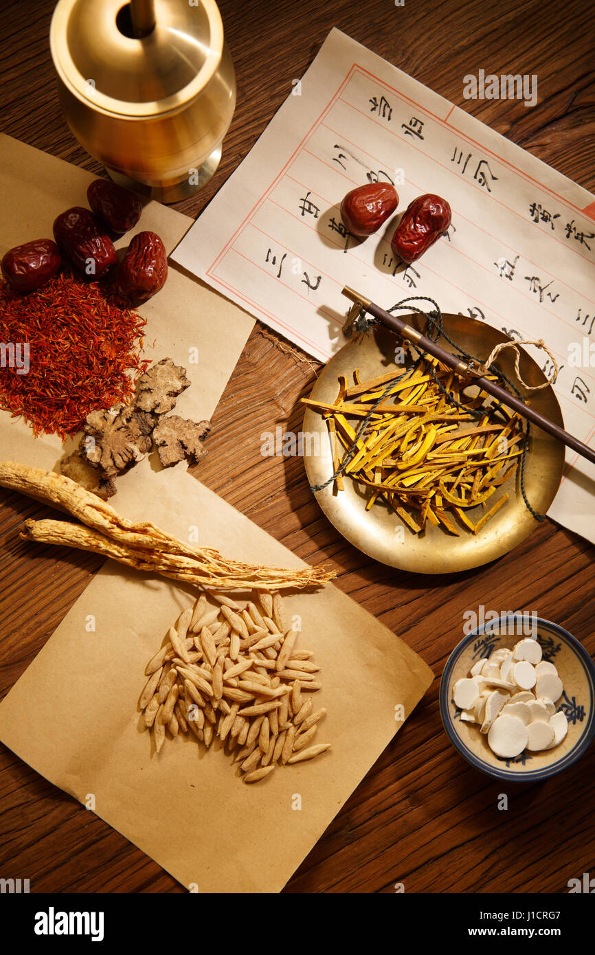traditional Chinese medicine Stock Photo - Alamy