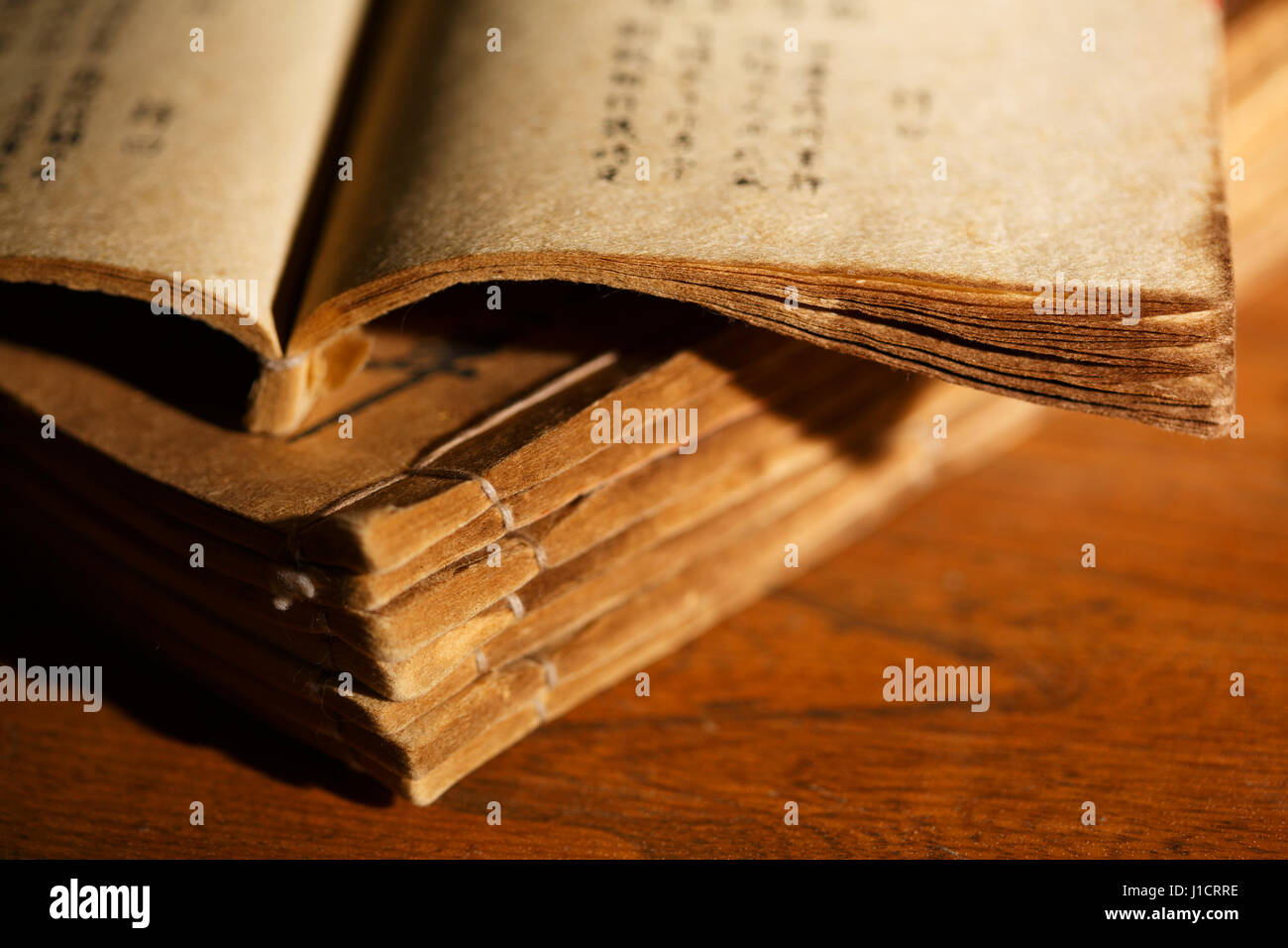 Antique chinese old book calligraphy hi-res stock photography and ...