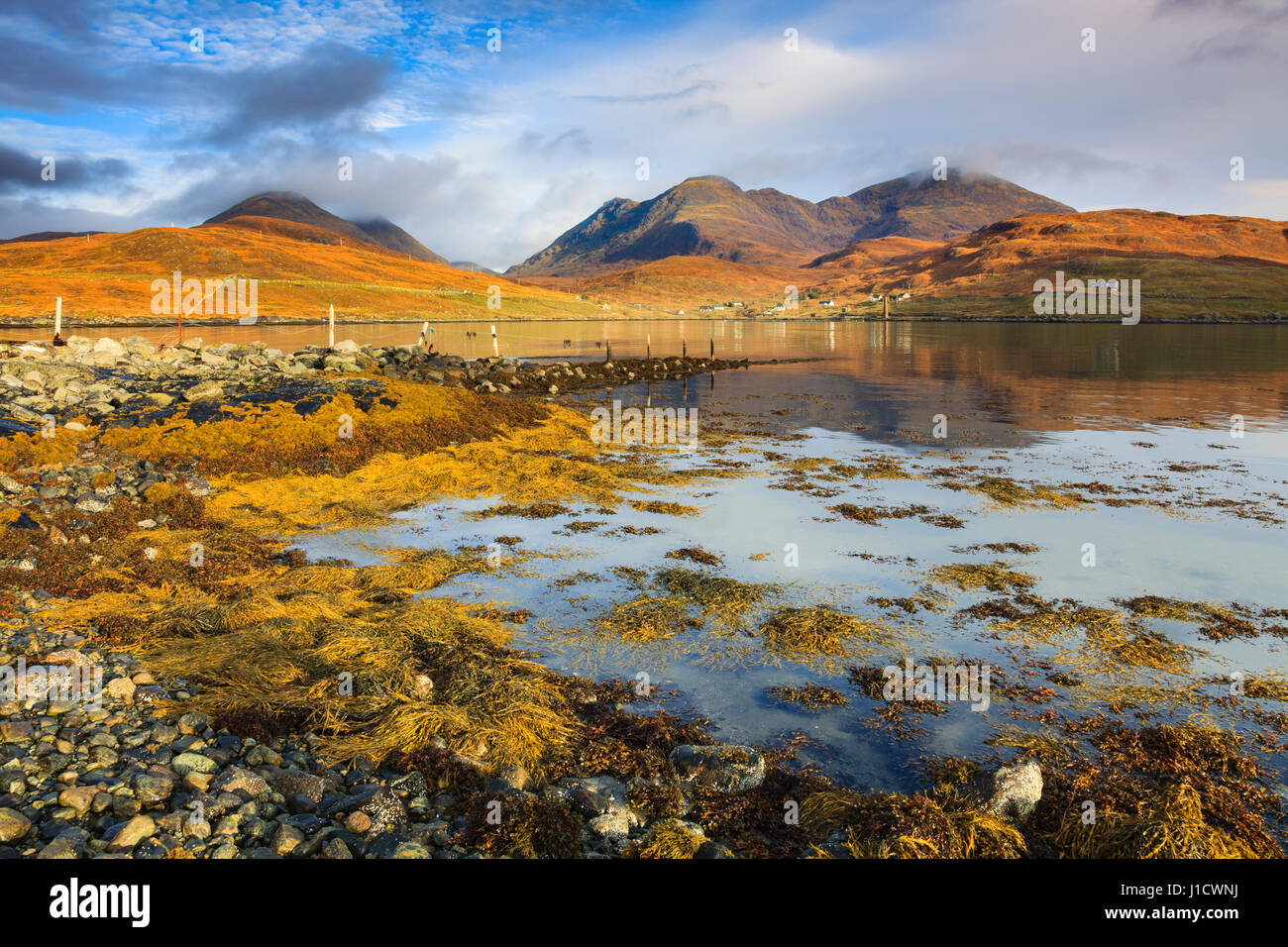 An Cliseam from Loch Bun Anhainn Eadarra on the Isle of Harris Stock ...