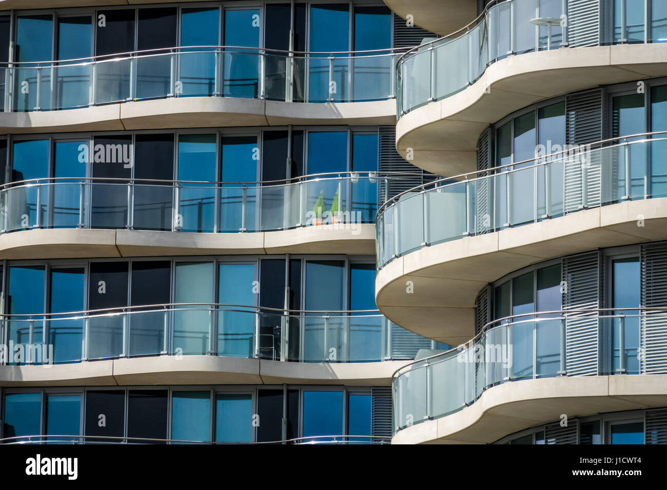 Flats futuristic balcony balconies architecture homes hi-res stock ...