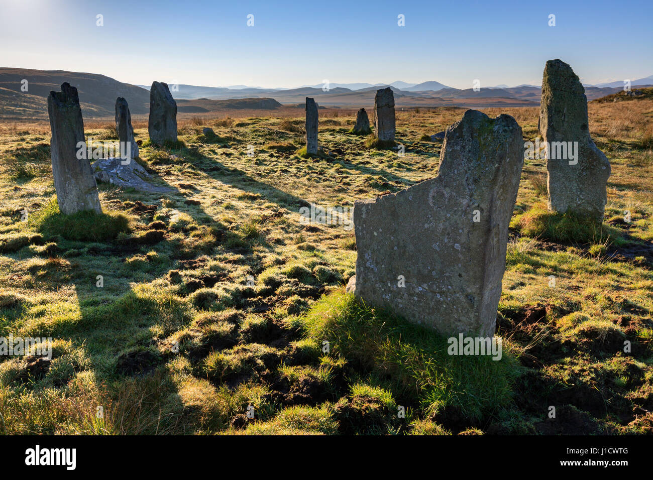 Callanish III Stone Circle on the Isle of Lewis Stock Photo - Alamy