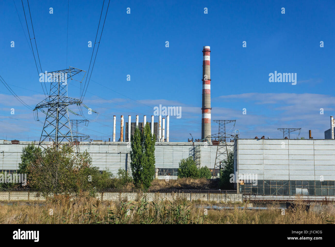 Chernobyl Nuclear Power Plant in Zone of Alienation, 30 km radius ...