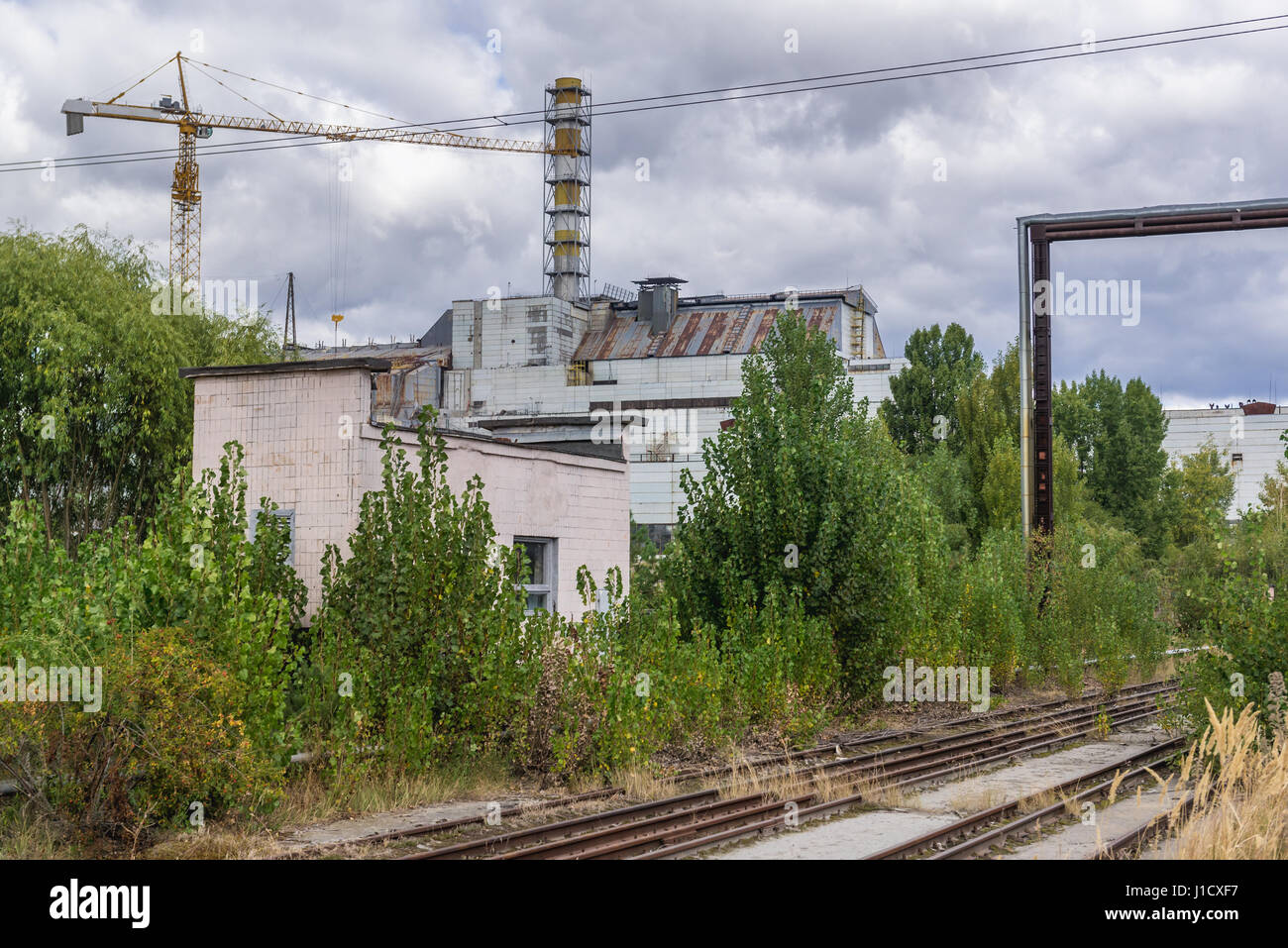 Reactor No 4 of Chernobyl Nuclear Power Plant in Zone of Alienation, 30 ...