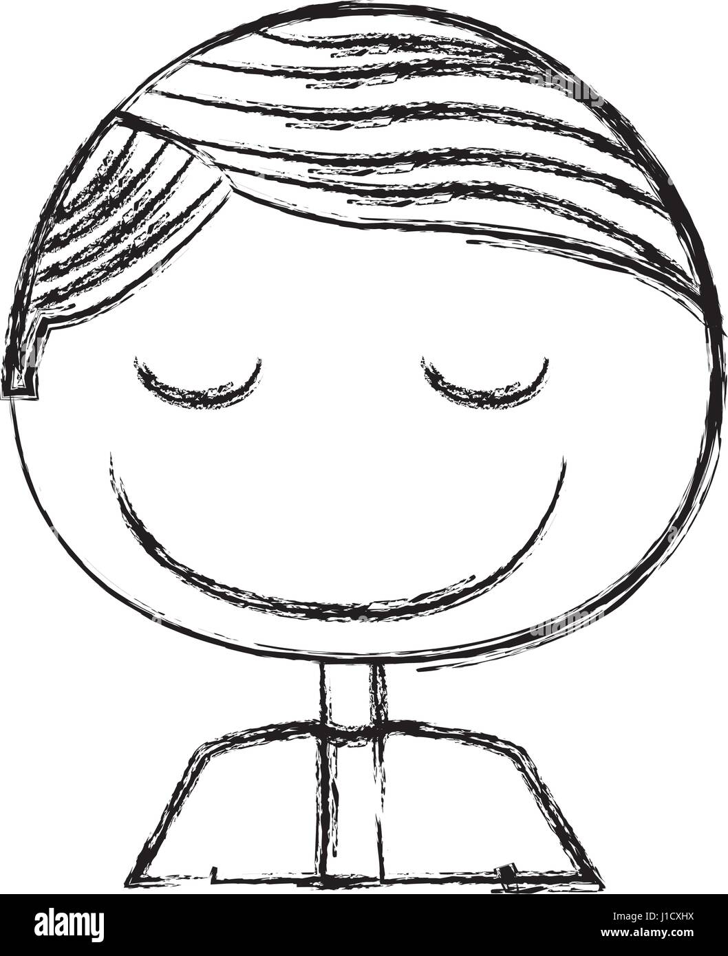 Half closed eyes Stock Vector Images - Alamy