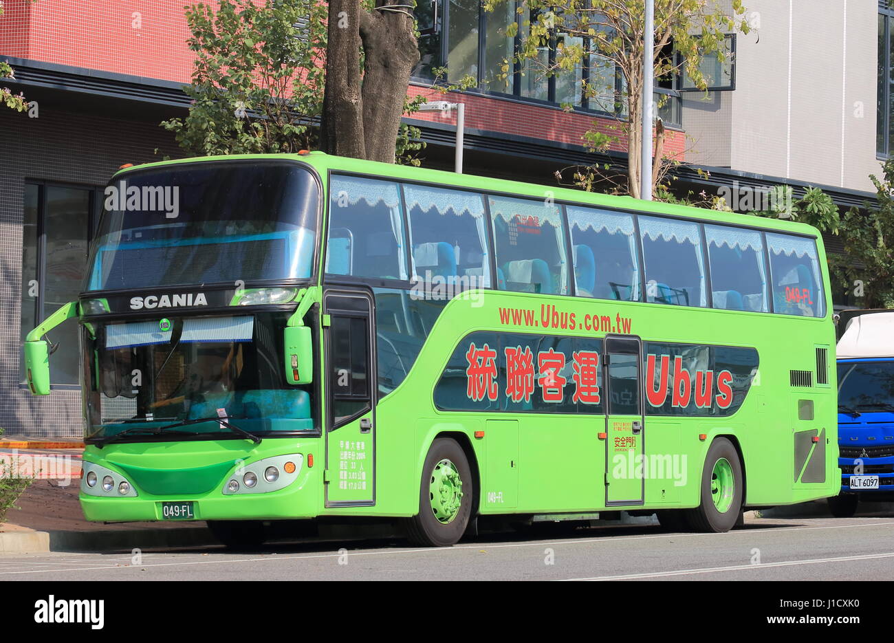 ubus. ubus is a long distance bus company operating in Taiwan Stock Photo - Alamy