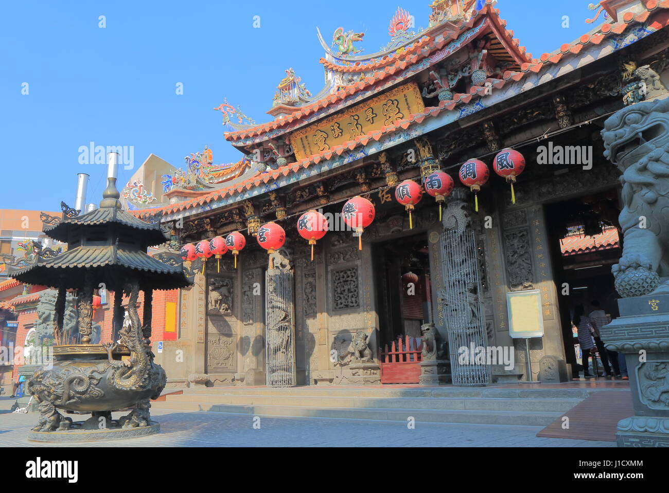 Lecheng temple in Taichung Taiwan Stock Photo - Alamy