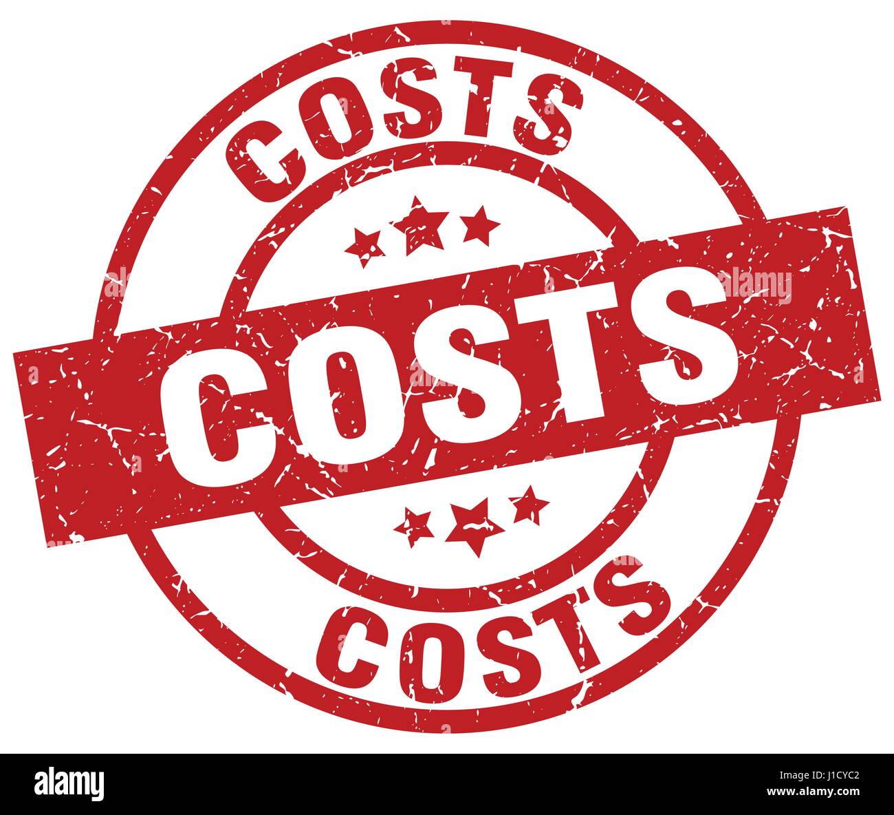 costs round red grunge stamp Stock Vector Image & Art - Alamy