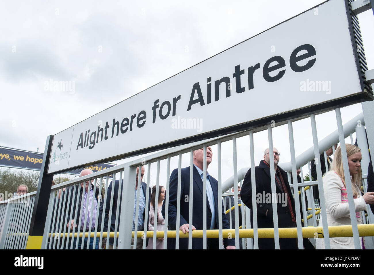 Aintree,train,station,Grand National,Liverpool,Merseyside,England ...