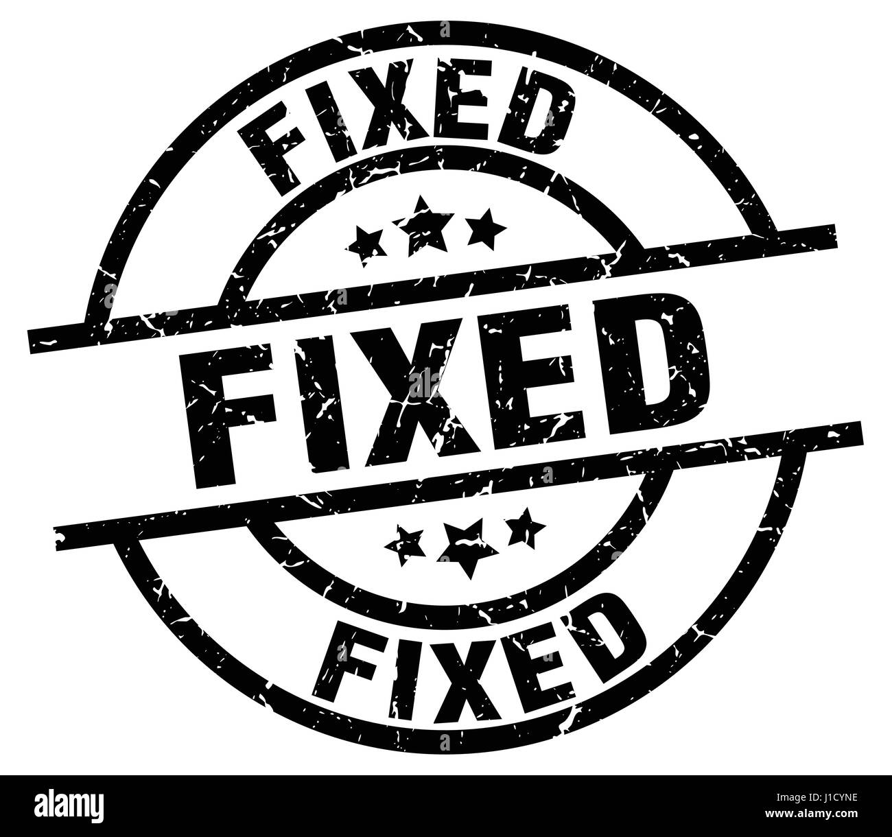 Fixed stamp Black and White Stock Photos & Images - Alamy