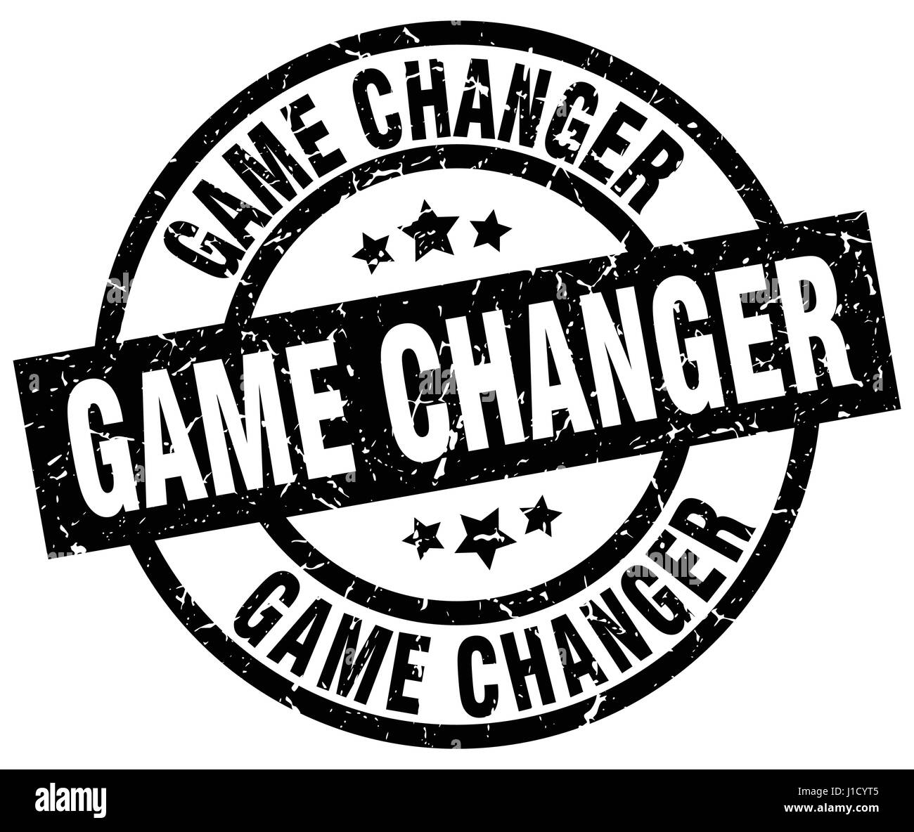game changer round grunge black stamp Stock Vector Image & Art - Alamy
