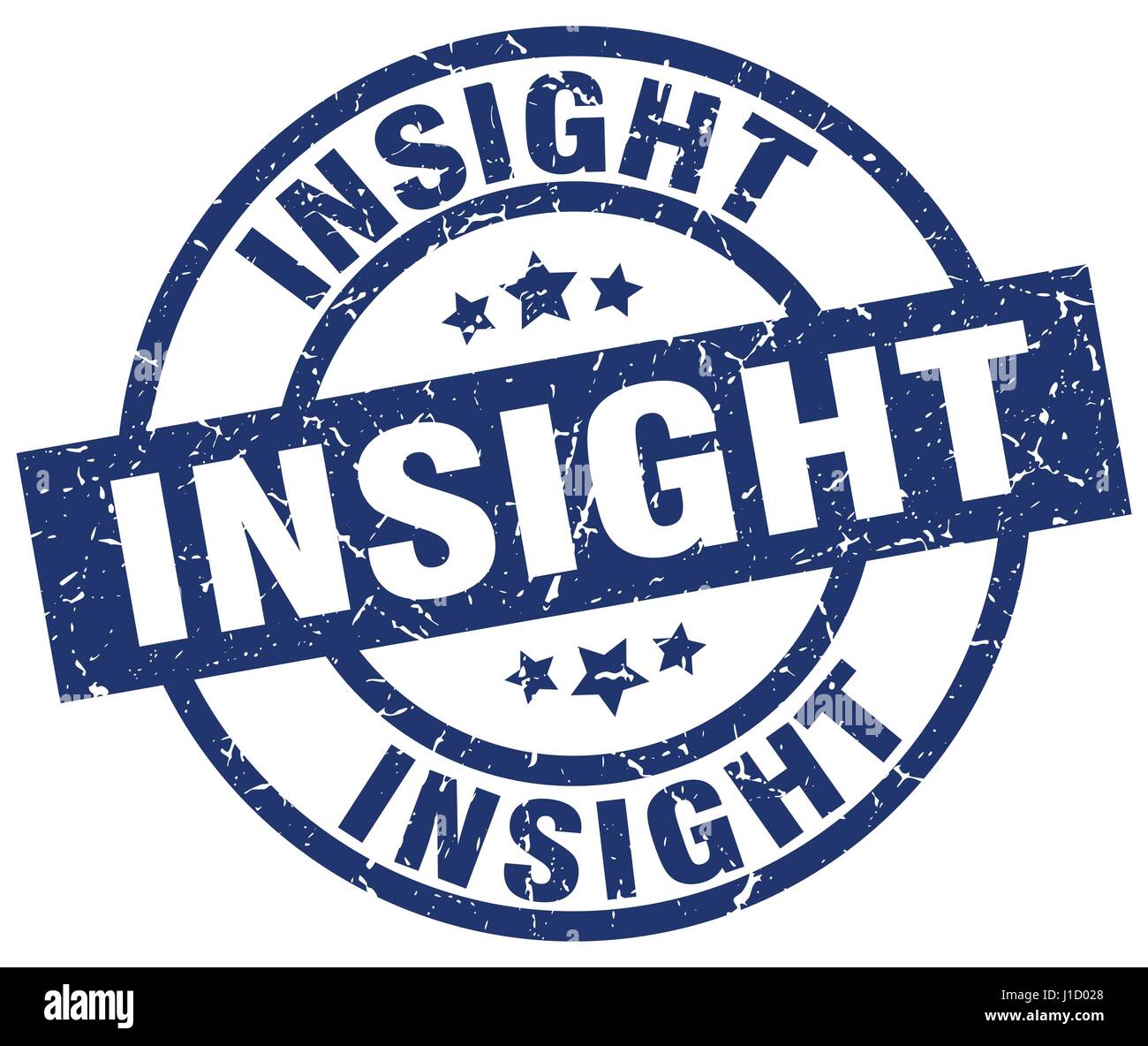 insight blue round grunge stamp Stock Vector Image & Art - Alamy
