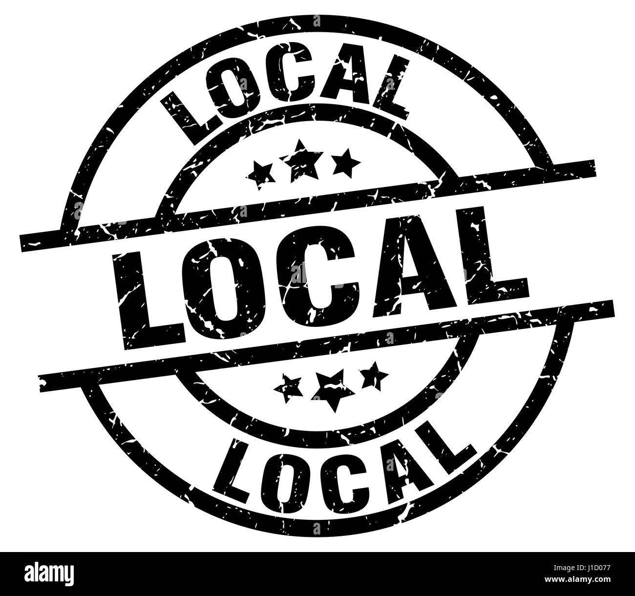 local round grunge black stamp Stock Vector Image & Art - Alamy