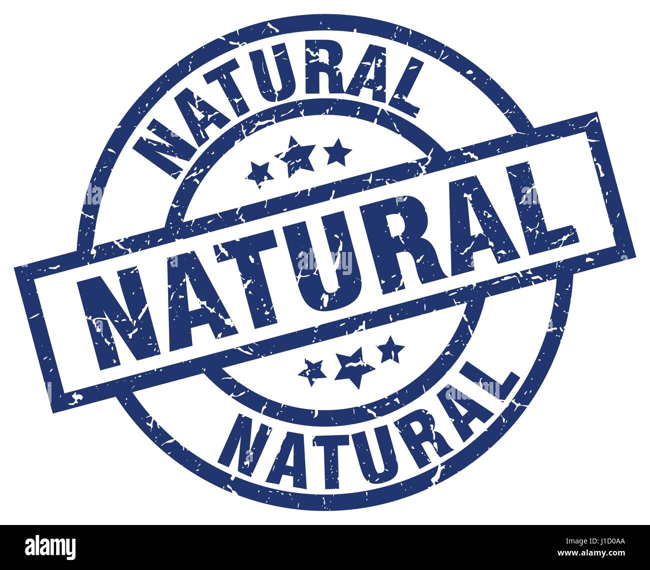 natural blue round grunge stamp Stock Vector Image & Art - Alamy