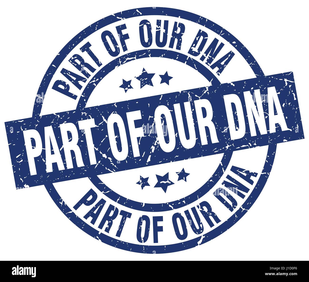 part of our dna blue round grunge stamp Stock Vector Image & Art - Alamy