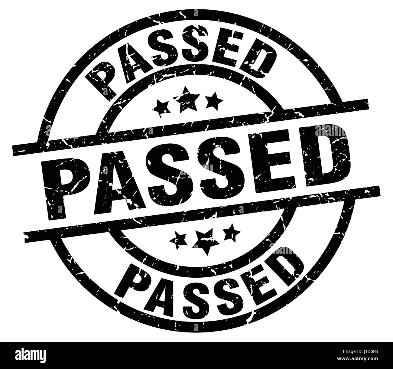 Passed rubber stamp Black and White Stock Photos & Images - Alamy