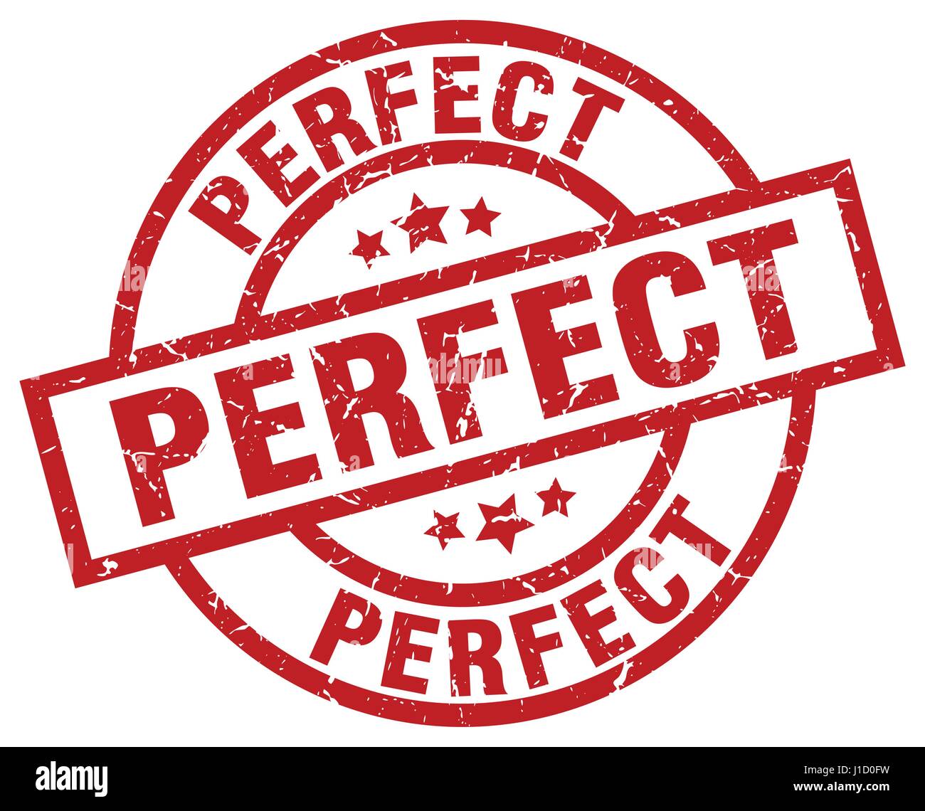 perfect round red grunge stamp Stock Vector Image & Art - Alamy