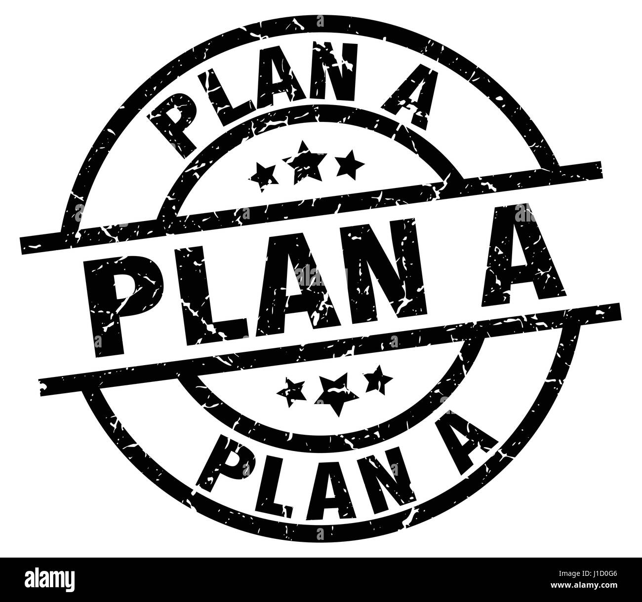 plan a round grunge black stamp Stock Vector Image & Art - Alamy