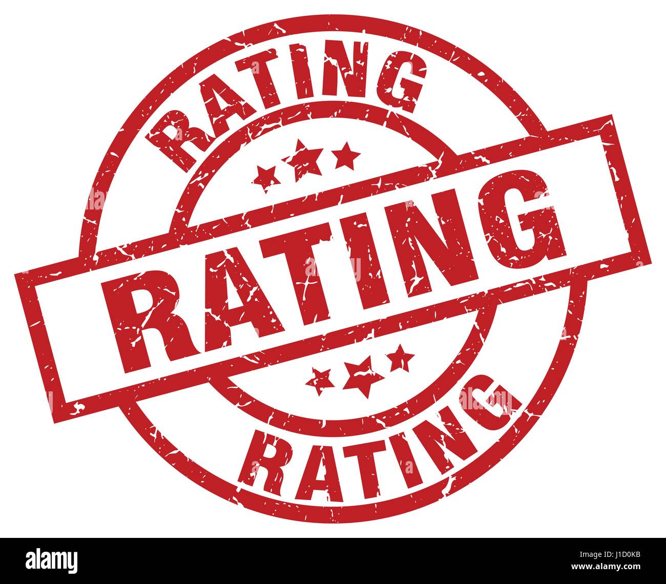rating round red grunge stamp Stock Vector Image & Art - Alamy