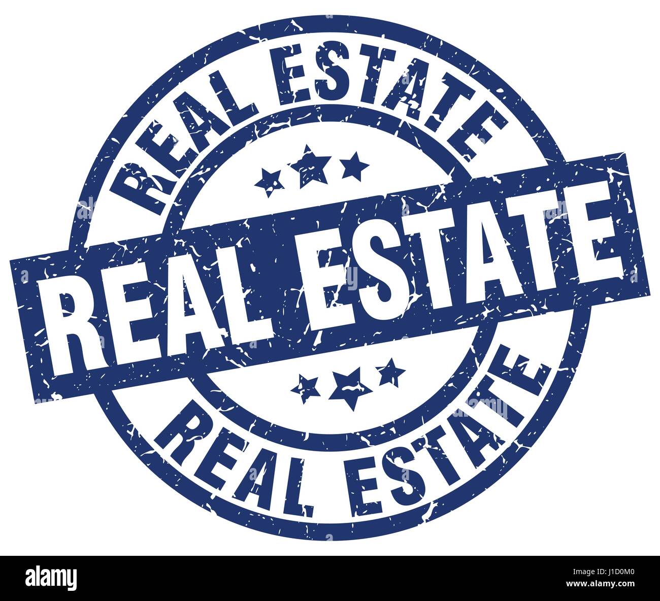 Real estate blue grunge Stock Vector Images - Alamy