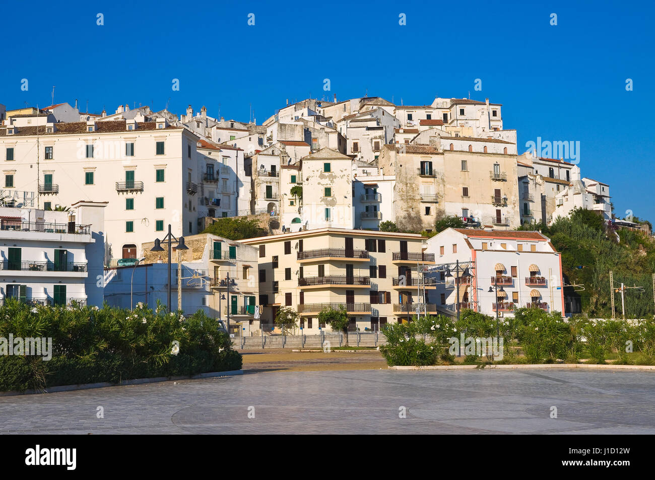 Panoramic view of Rodi Garganico. Puglia. Italy Stock Photo - Alamy