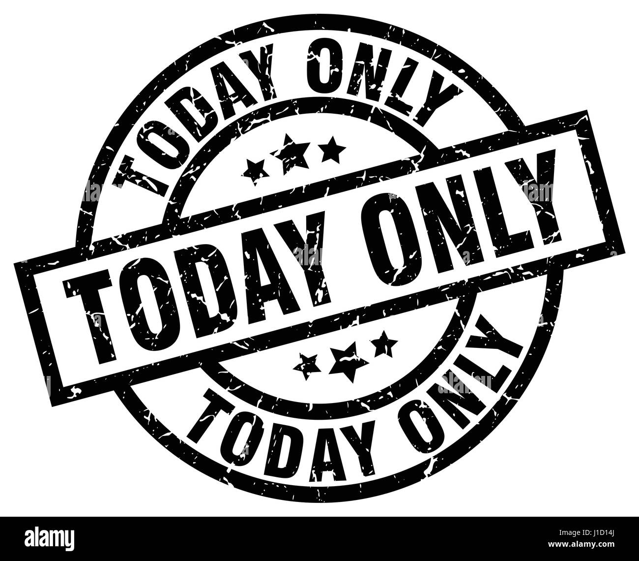 Only today badge Black and White Stock Photos & Images - Alamy