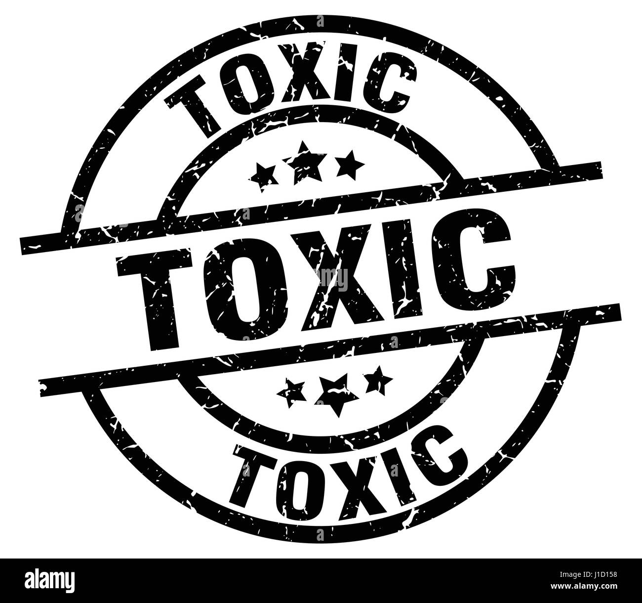 toxic round grunge black stamp Stock Vector Image & Art - Alamy