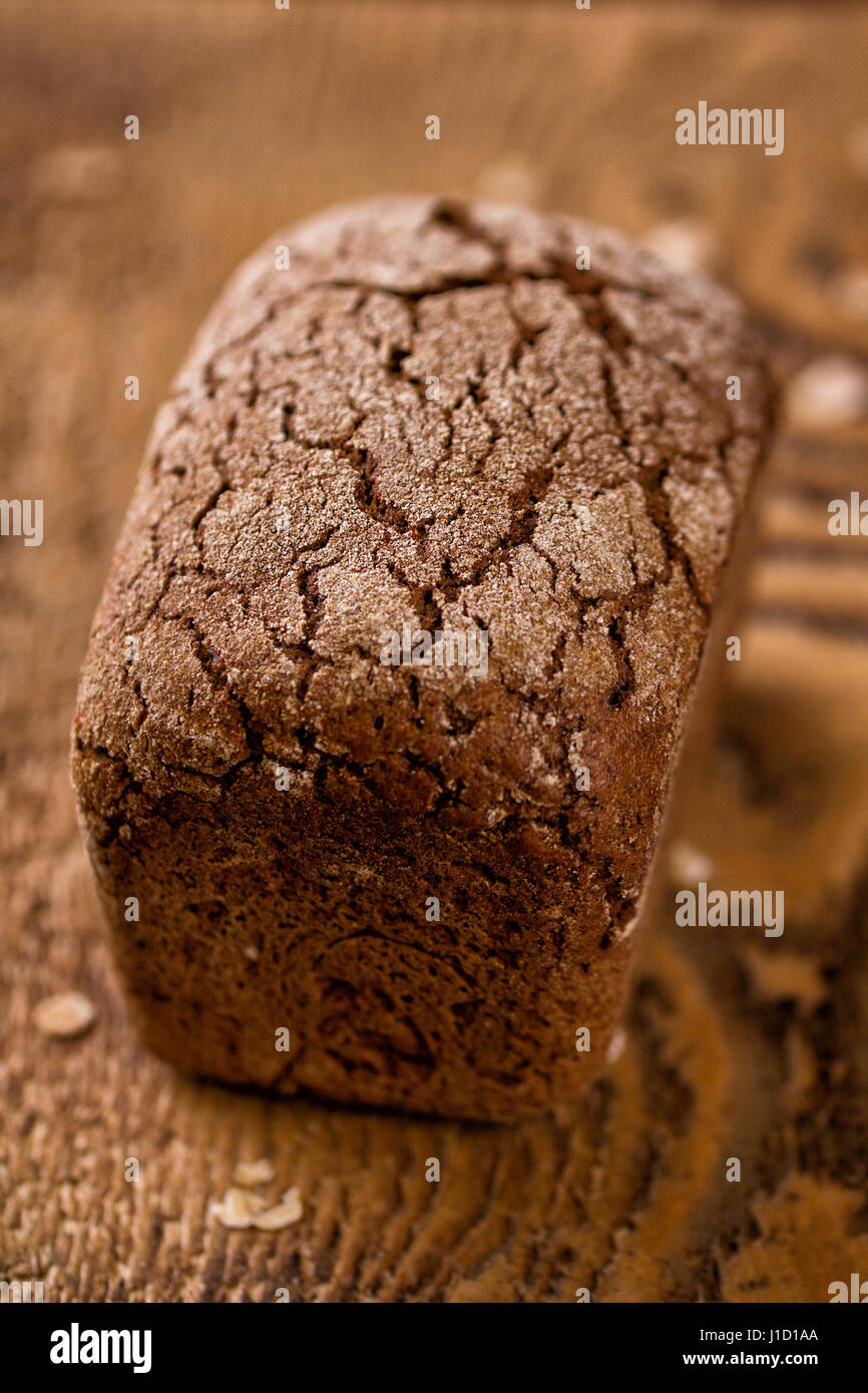 Still life - Fresh rye bread. Homemade traditional bread Stock Photo ...