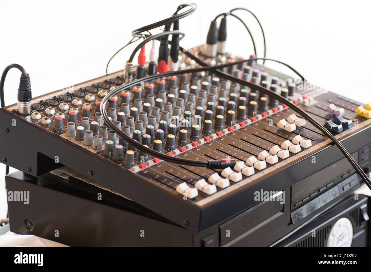 Live performance mixing console hi-res stock photography and images - Alamy