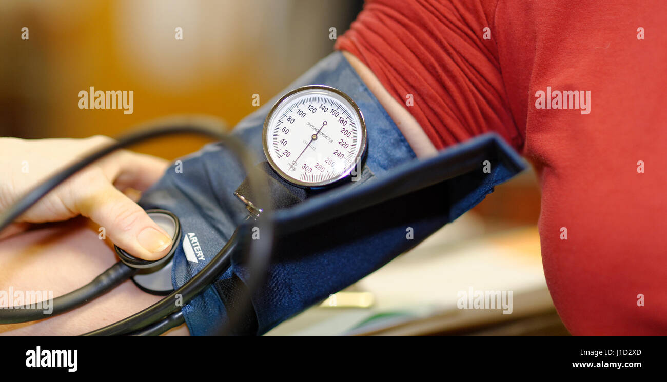 Blood Pressure Testing Stock Photo - Alamy