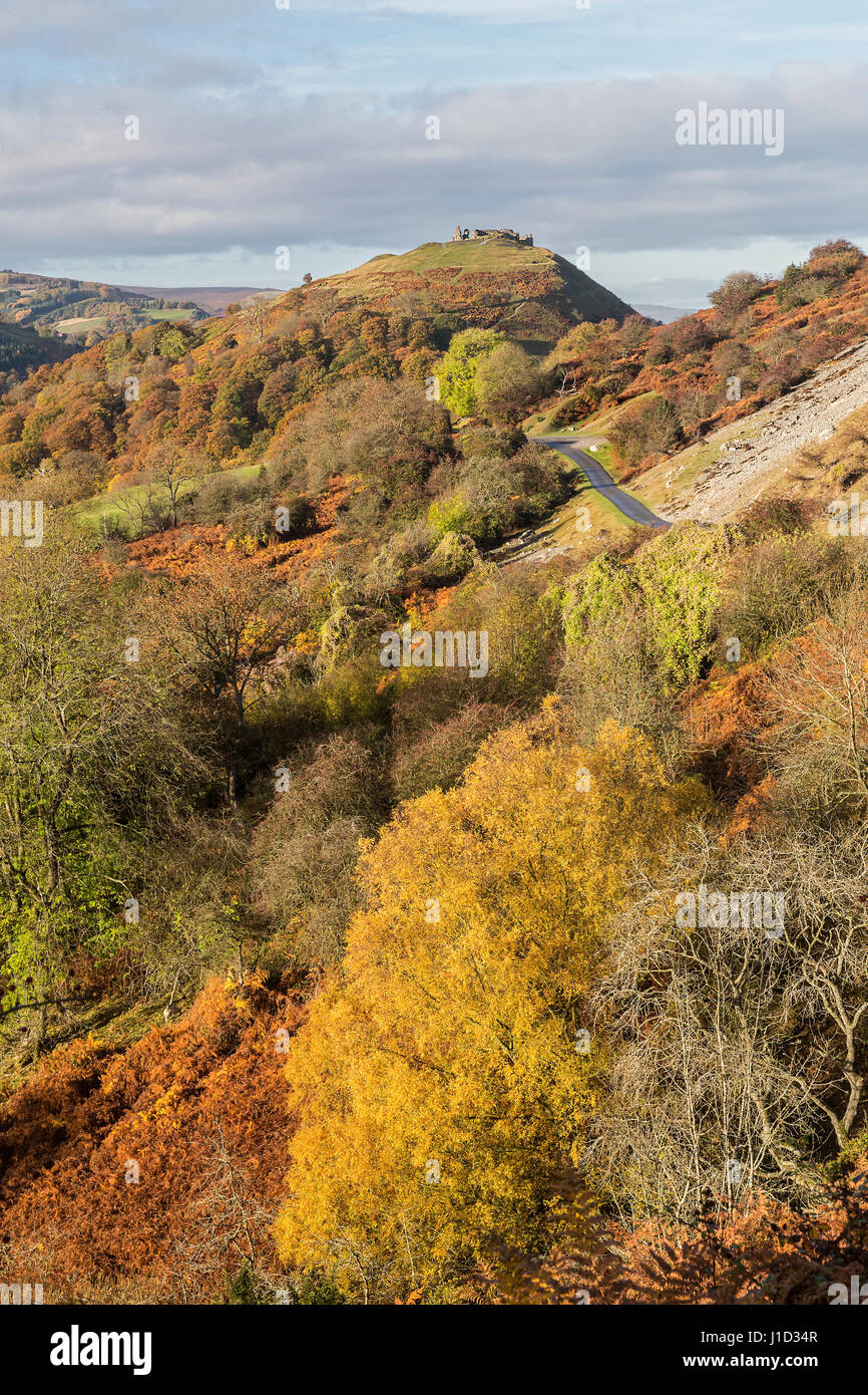 Looking west from the Panorama walk on the Offa's Dyke path on Ruabon ...