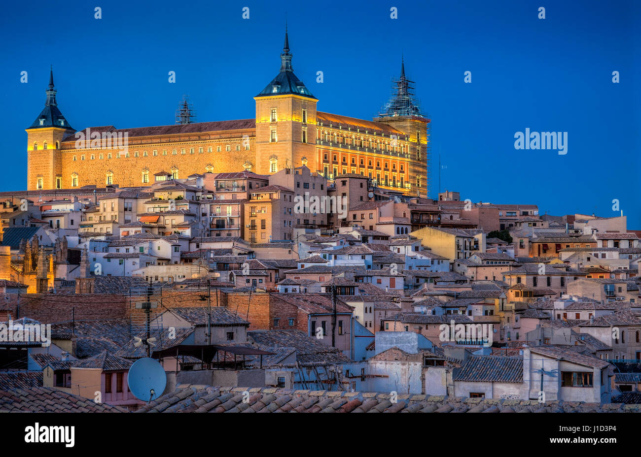 Alcazar of Toledo, Spain Stock Photo - Alamy