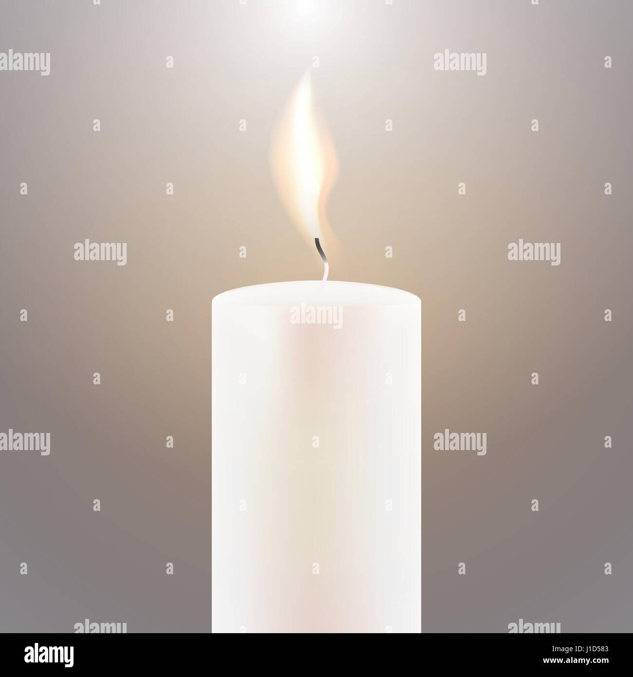 Candle Flame. Vector Illustration Stock Vector Image & Art - Alamy