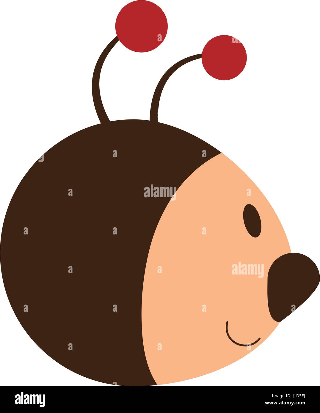 ladybug head isolated icon Stock Vector Image & Art - Alamy