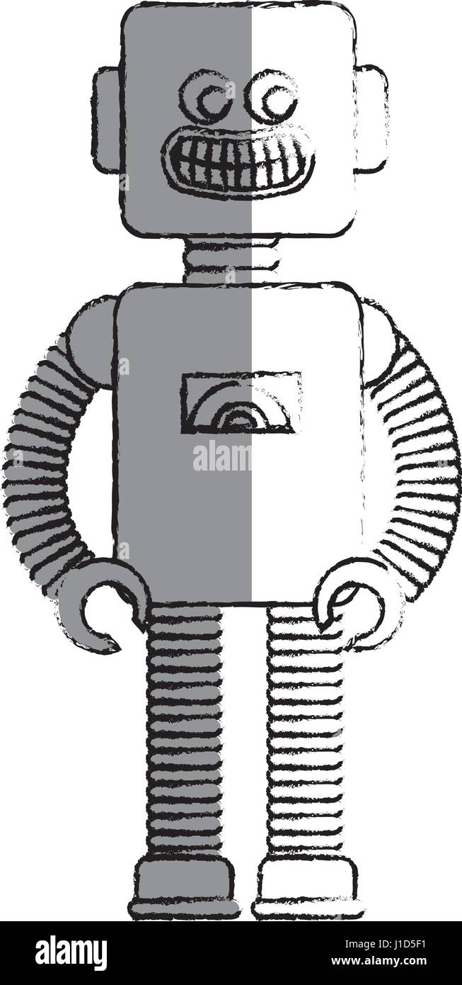 robot electric toy icon Stock Vector Image & Art - Alamy