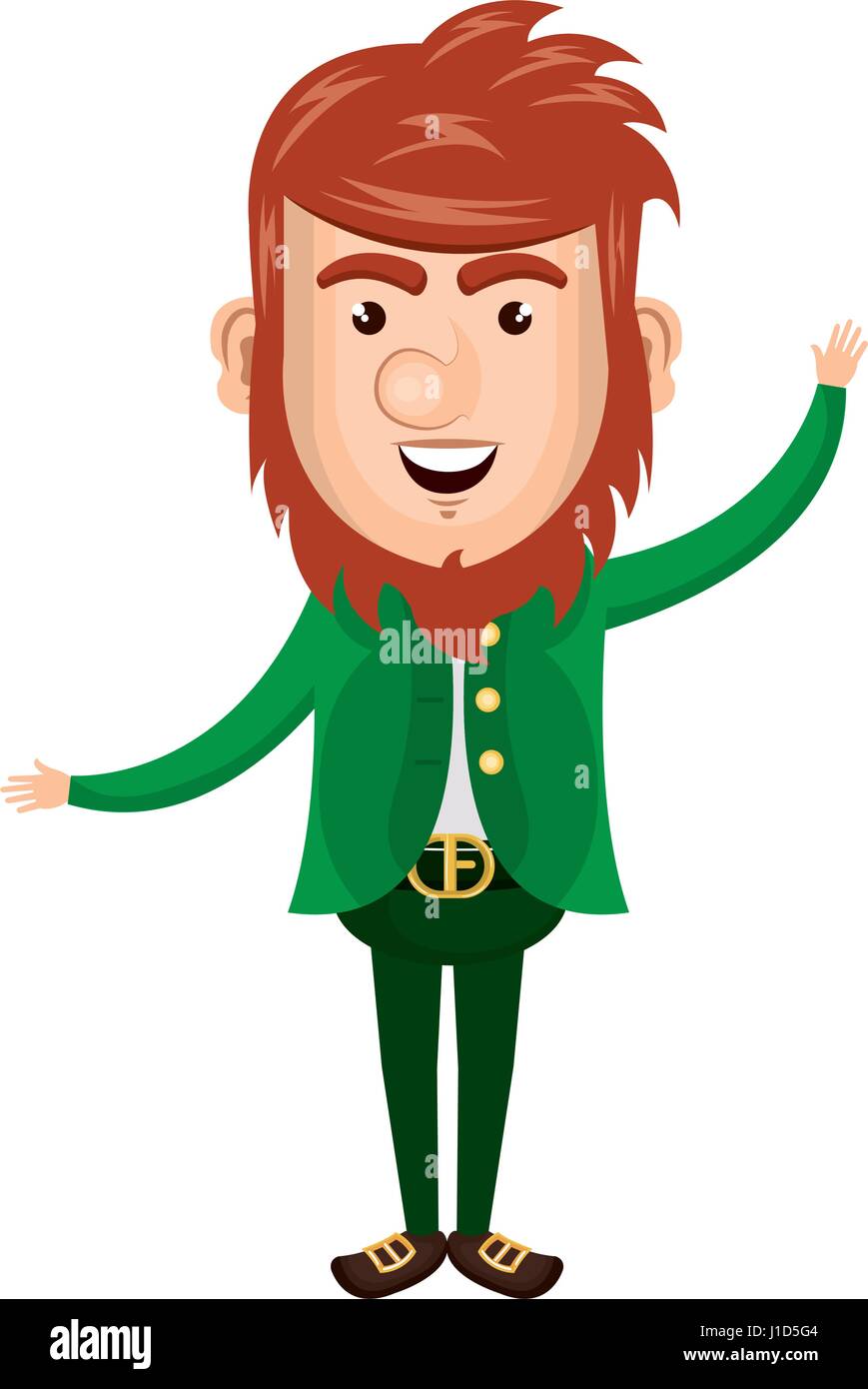 irish elf character comic Stock Vector Image & Art - Alamy