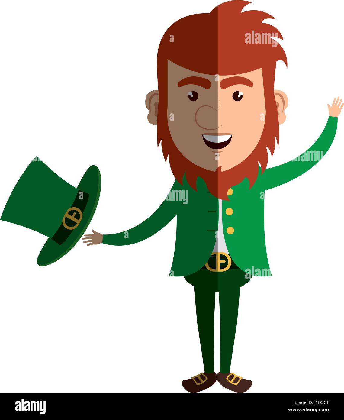 irish elf character comic Stock Vector Image & Art - Alamy