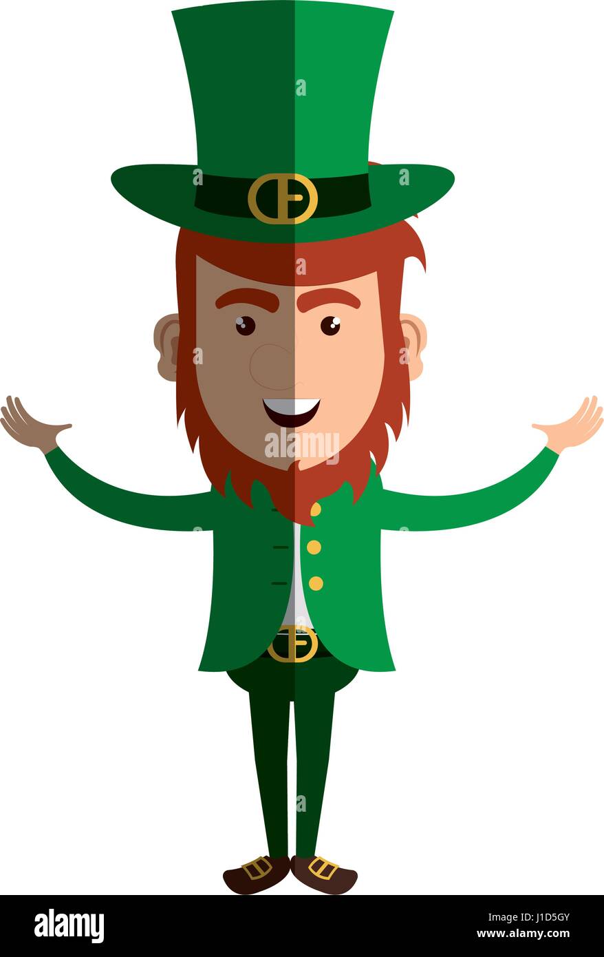 irish elf character comic Stock Vector Image & Art - Alamy