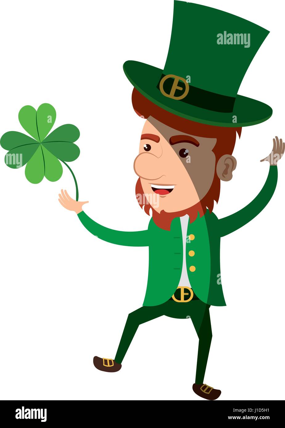 Irish elf character comic Cut Out Stock Images & Pictures - Alamy