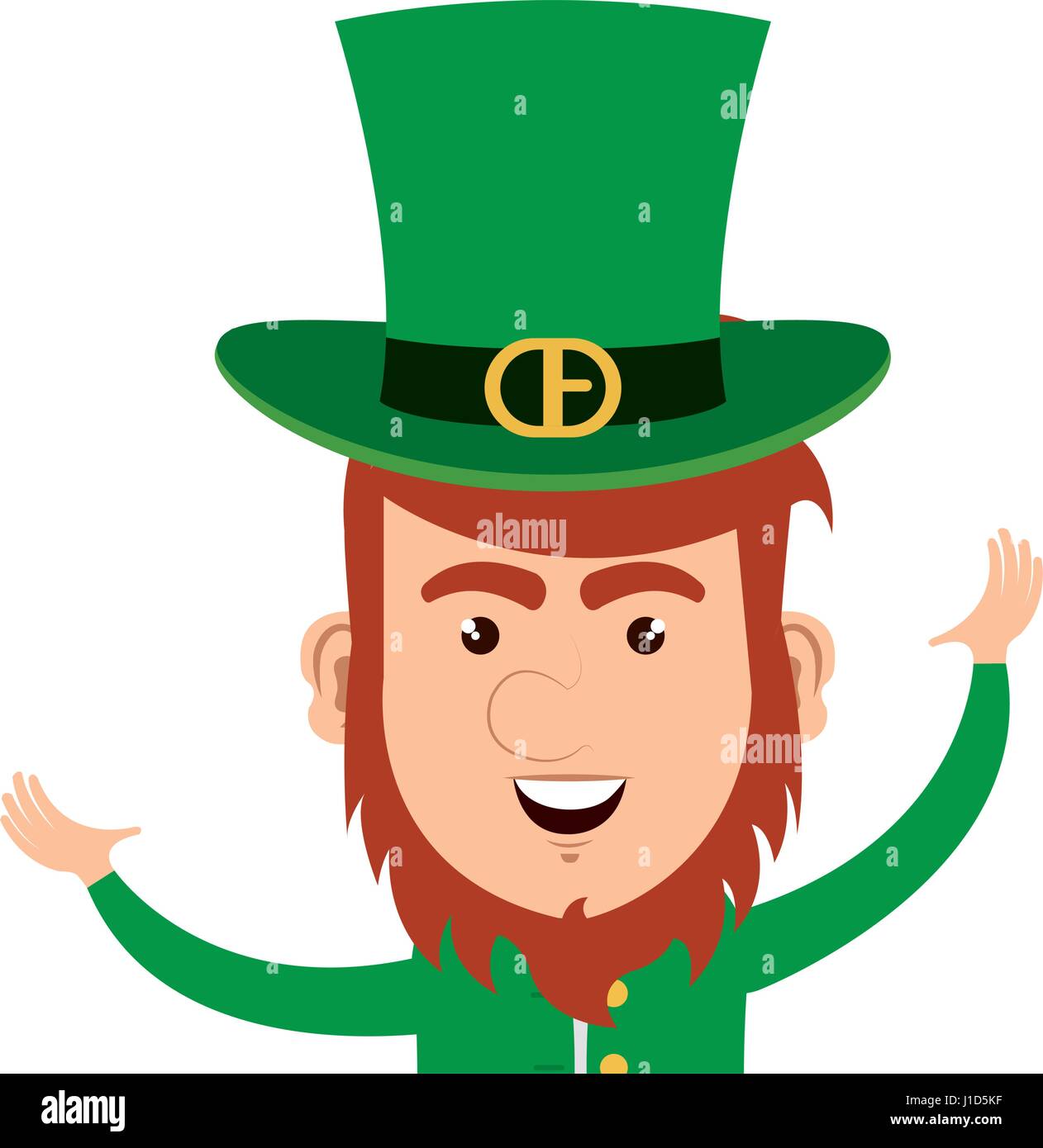 Irish Elf Character Comic Stock Vector Image And Art Alamy