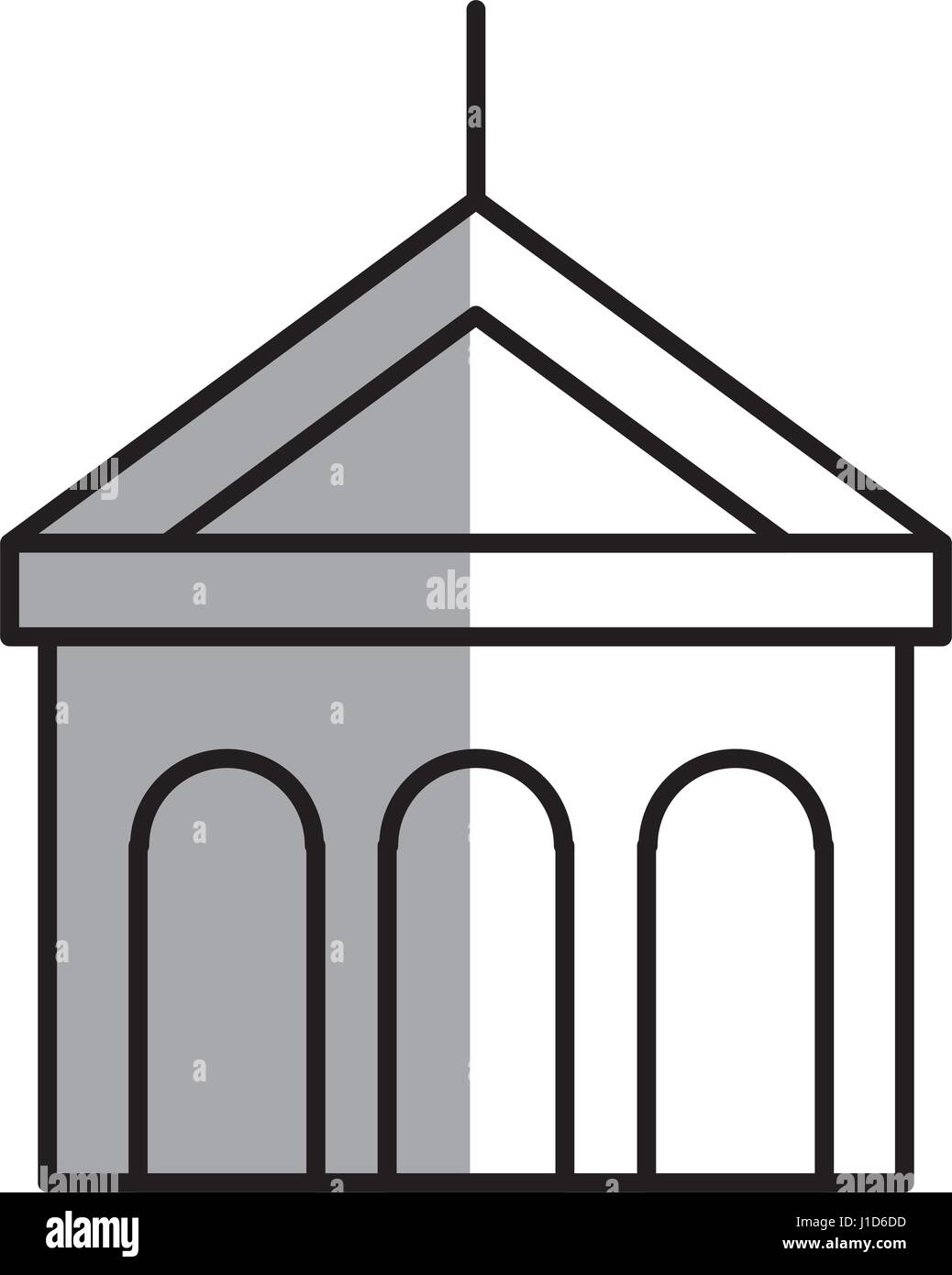 building with columns icon Stock Vector Image & Art - Alamy